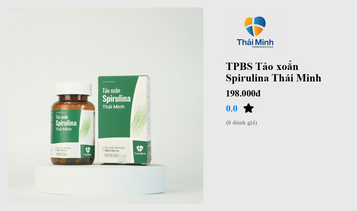 TPBS Tảo xoắn Spirulina Thái Minh